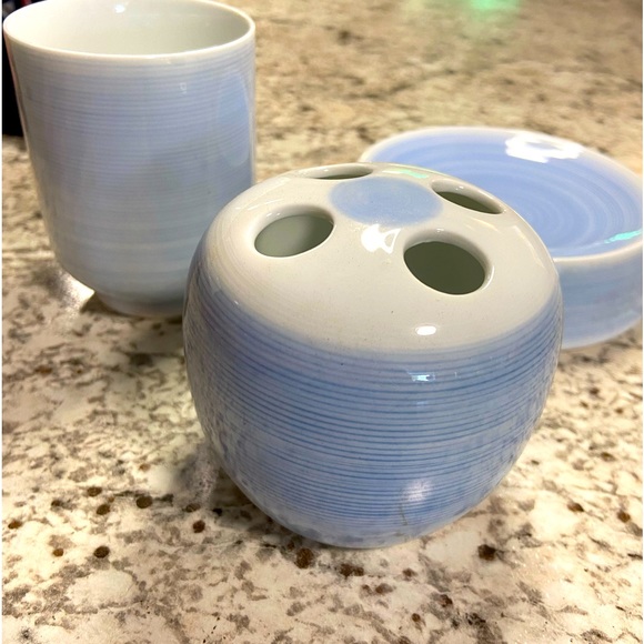 mirage | Bath | Mirage Blue Made In Japan Bathroom Set | Poshmark